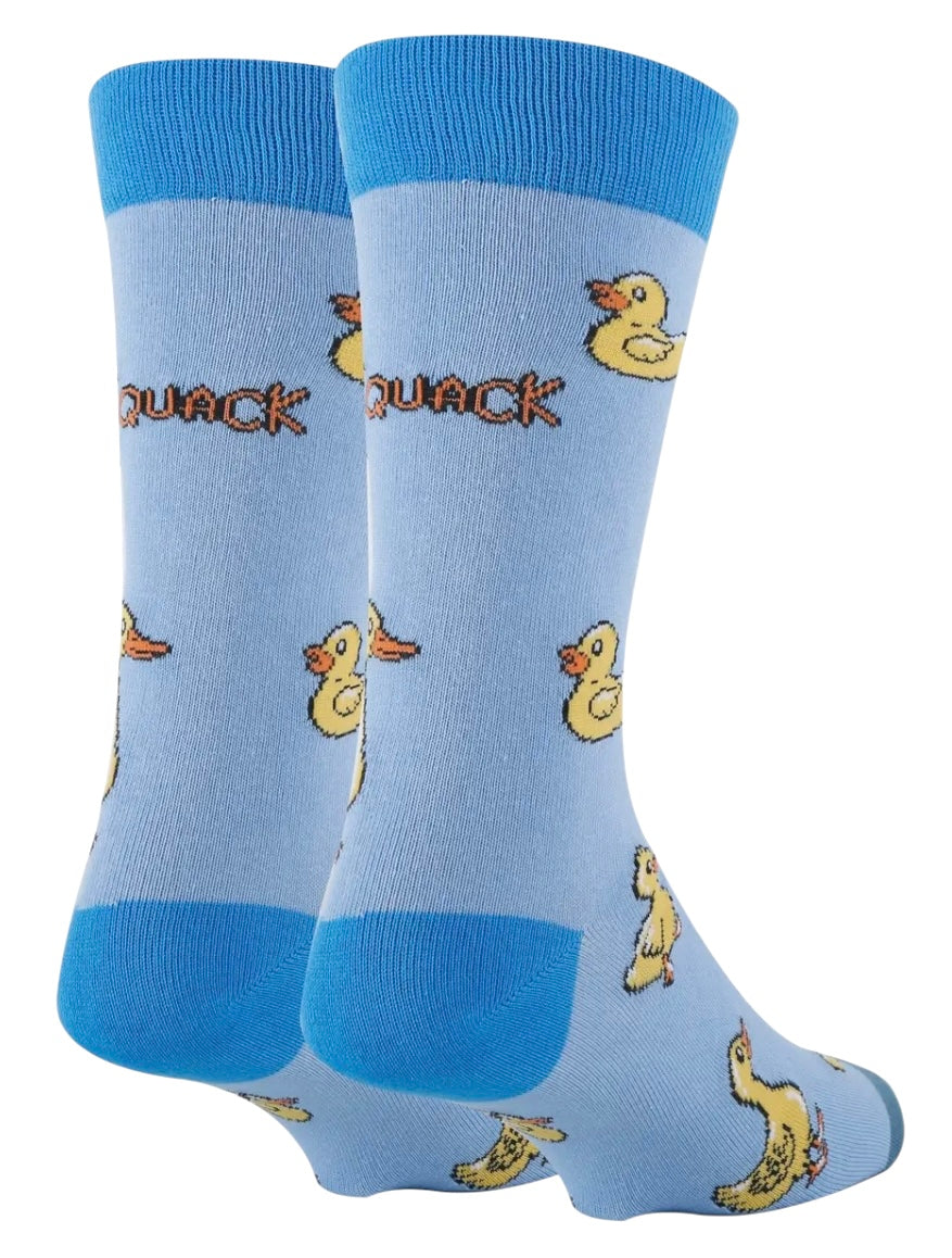 I DON’T GIVE A QUACK Men’s Yellow Duck Socks Oooh Yeah Brand | Novelty ...