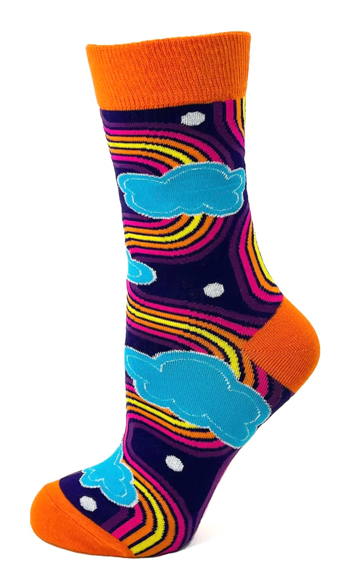 STAY TRIPPY LITTLE HIPPIE LADIES SOCKS FABDAZ BRAND | Novelty Socks And ...