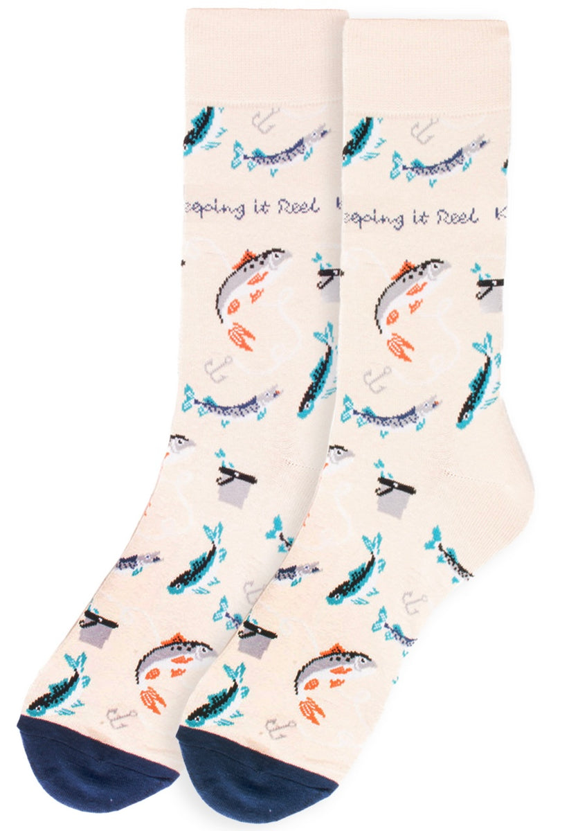 KEEPING IT REEL Men’s FISHING Socks PARQUET Brand