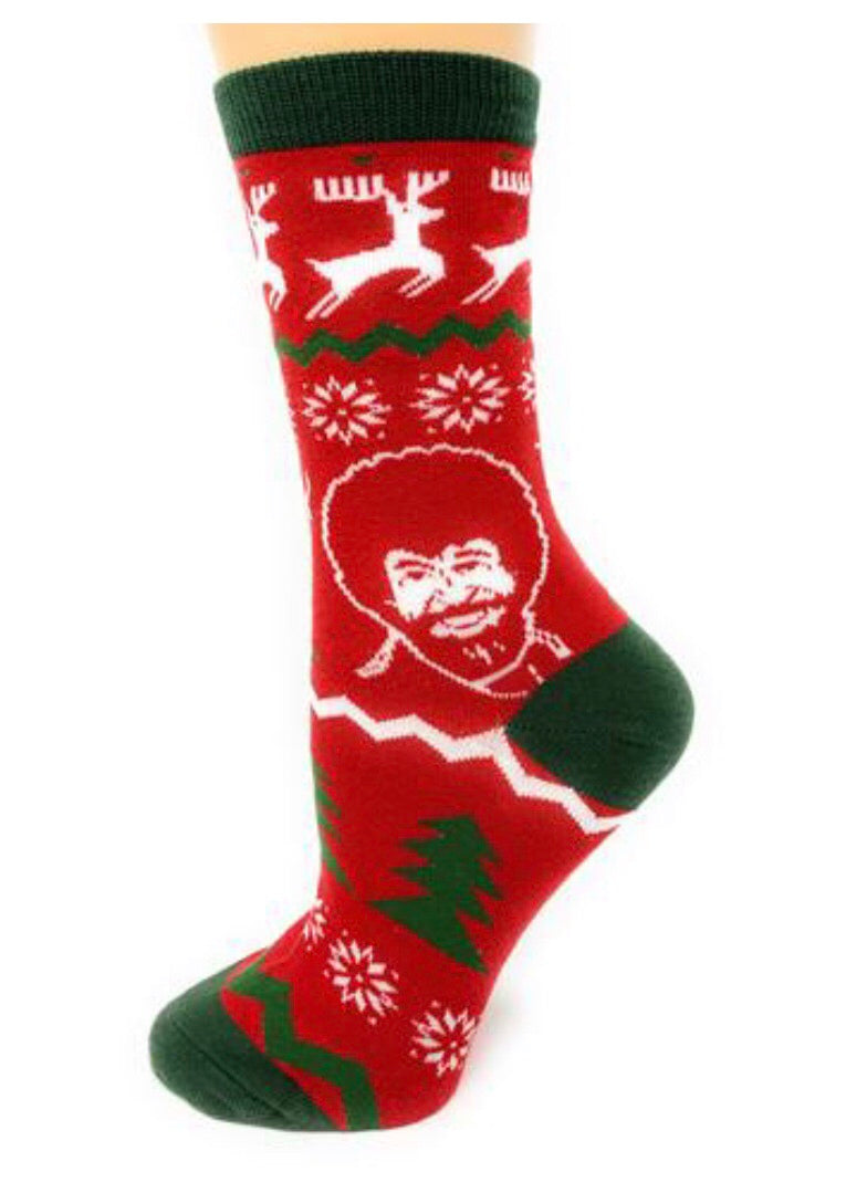 Bob Ross | Novelty Socks And Slippers