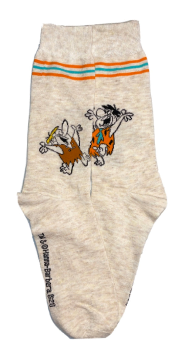 THE FLINTSTONES Men’s 2 Pair Of FRED & BARNEY Socks | Novelty Socks And ...