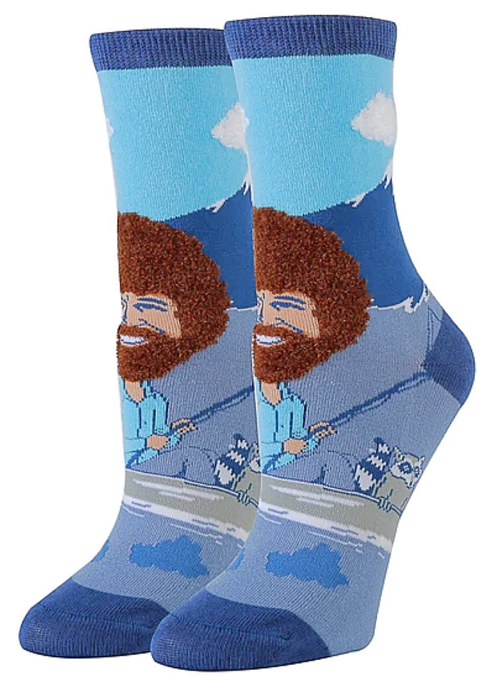 Bob Ross | Novelty Socks And Slippers